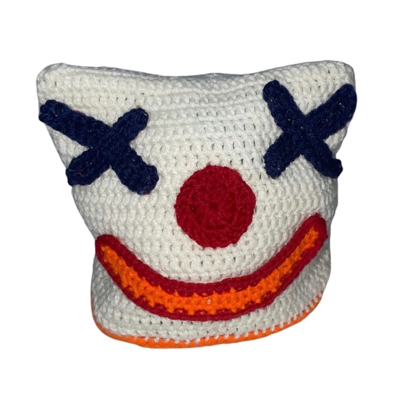 Handmade | Accessories | Hand Crocheted Clown Hat | Poshmark